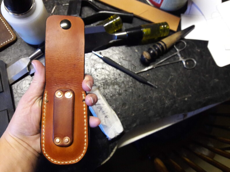Leather multi tool pouchleather sheathGerber tool | Etsy