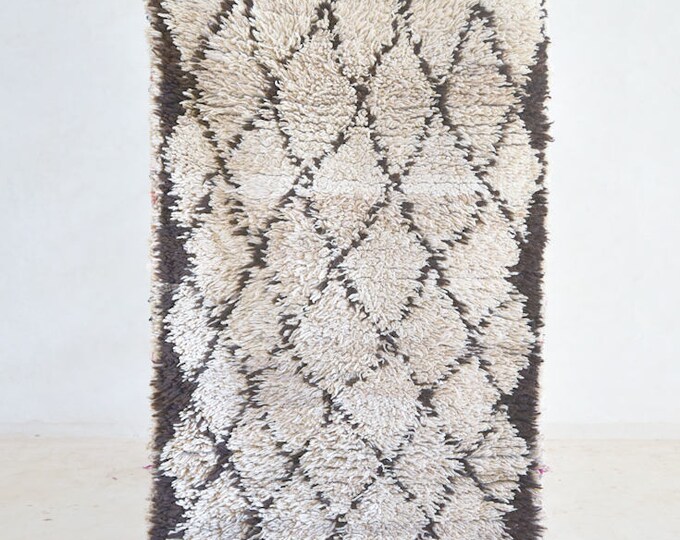 AZILAL Vintage Moroccan Runner Rug. Modern Design. - Etsy