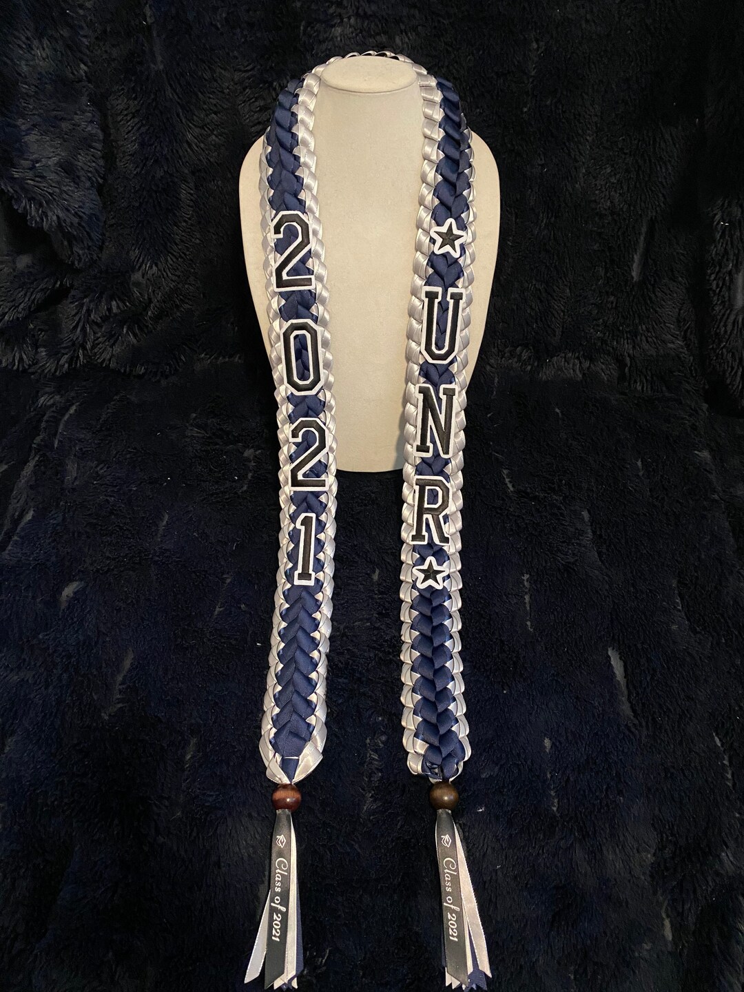 Graduation Lei, Ribbon Lei, Custom Lei, Letter Lei, Boy, Girl, Gift ...