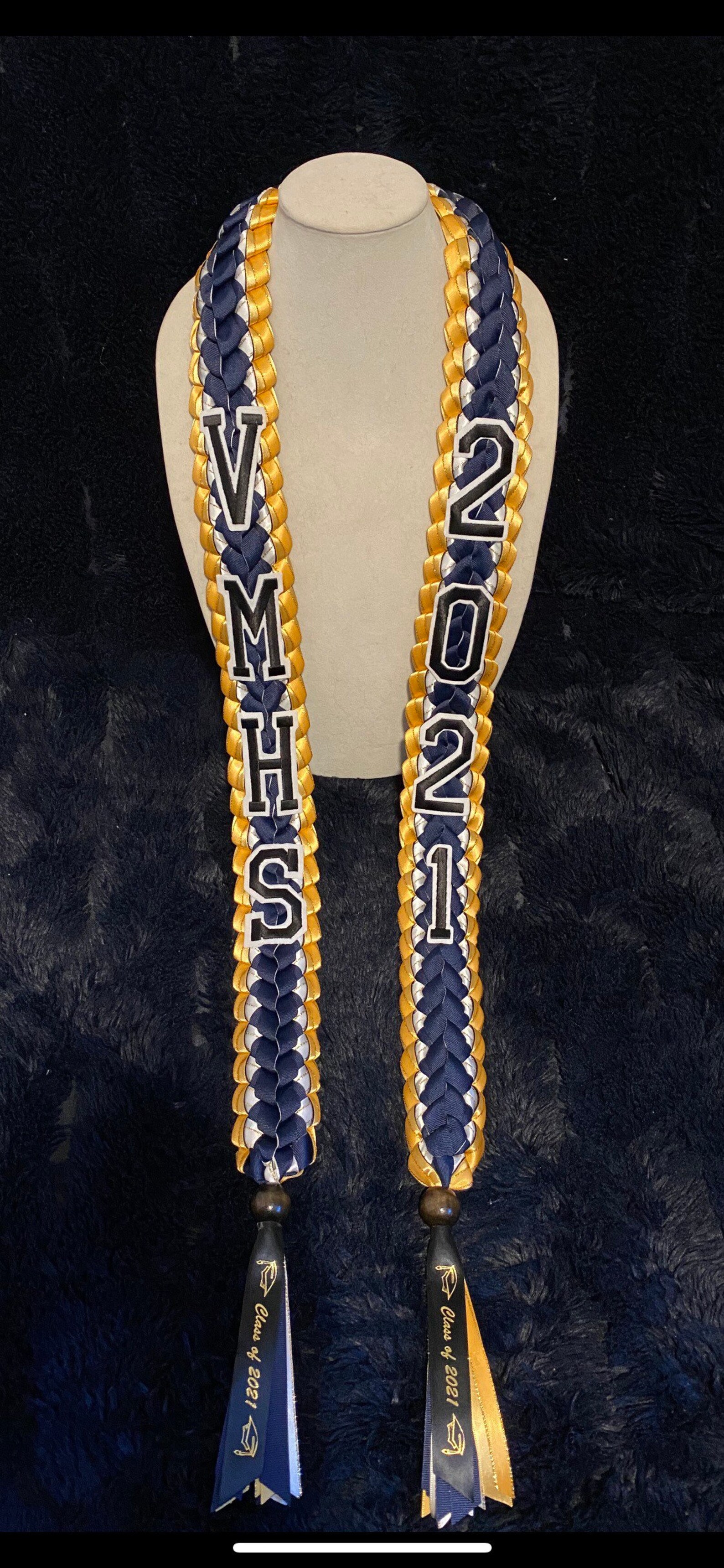 Graduation Lei Ribbon Lei Custom Lei Letter Lei Boy Girl | Etsy