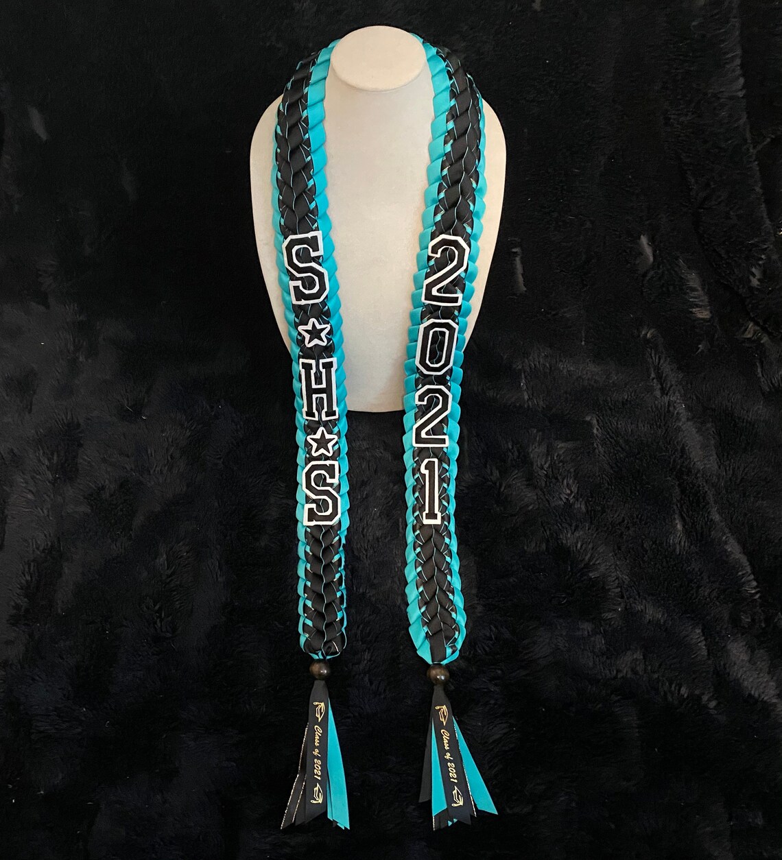 Graduation Lei Ribbon Lei Custom Lei Letter Lei Boy Girl - Etsy