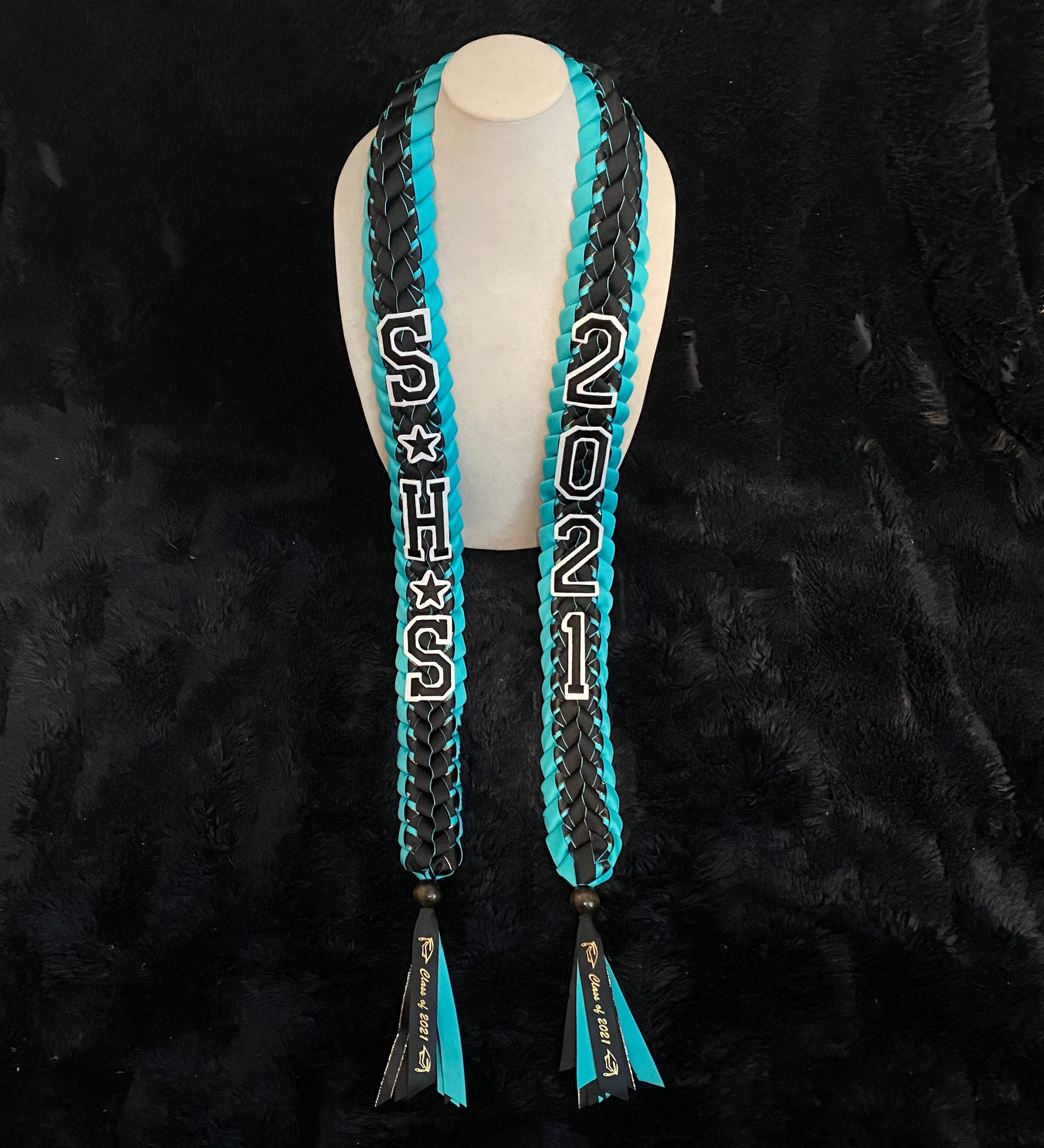 Graduation Lei Ribbon Lei Custom Lei Letter Lei Boy Girl | Etsy