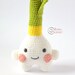 CROCHET PATTERN LEEK Amigurumi Doll / Vegetables / Food / | Etsy
