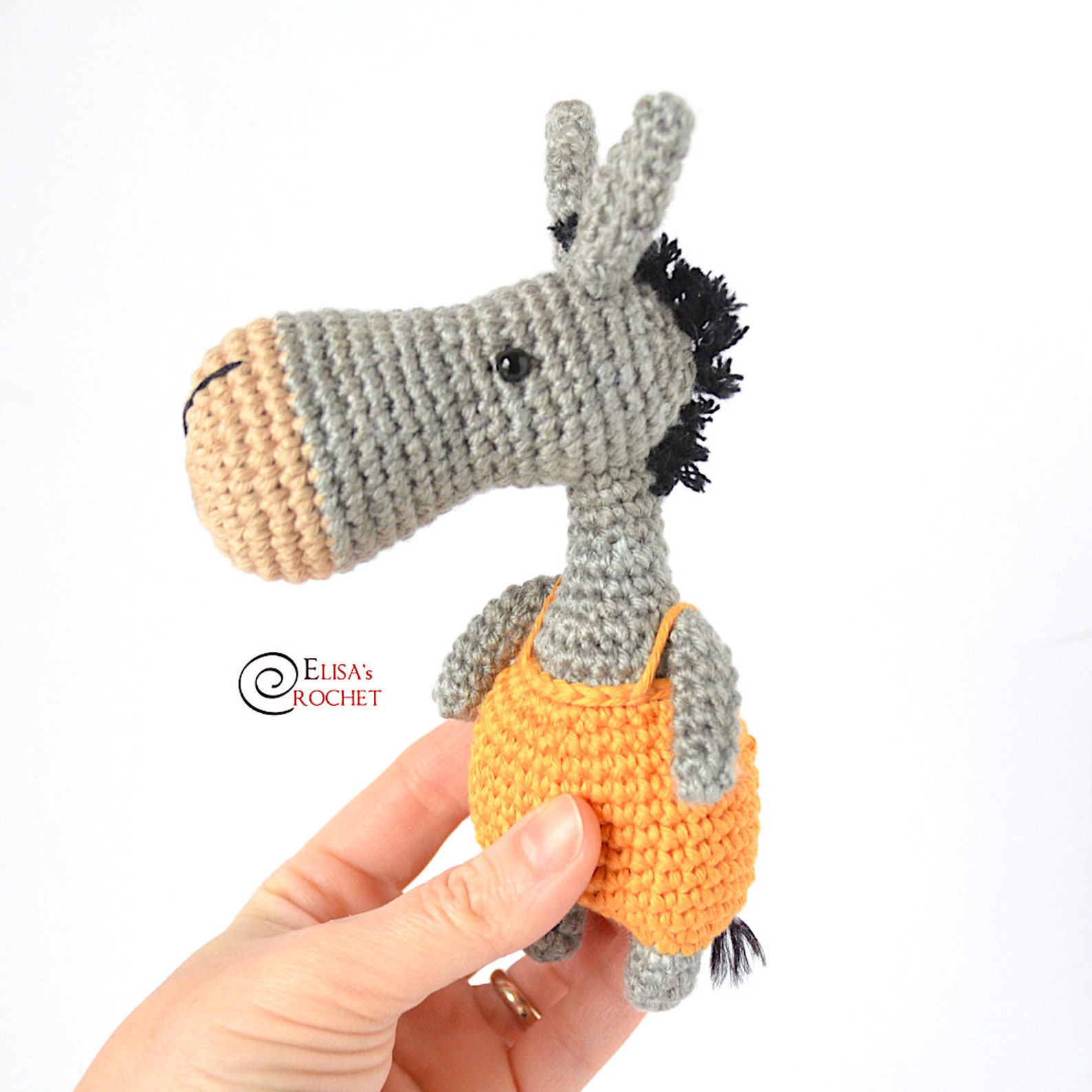 CROCHET PATTERN PEDRO the Donkey Amigurumi / Christmas / | Etsy