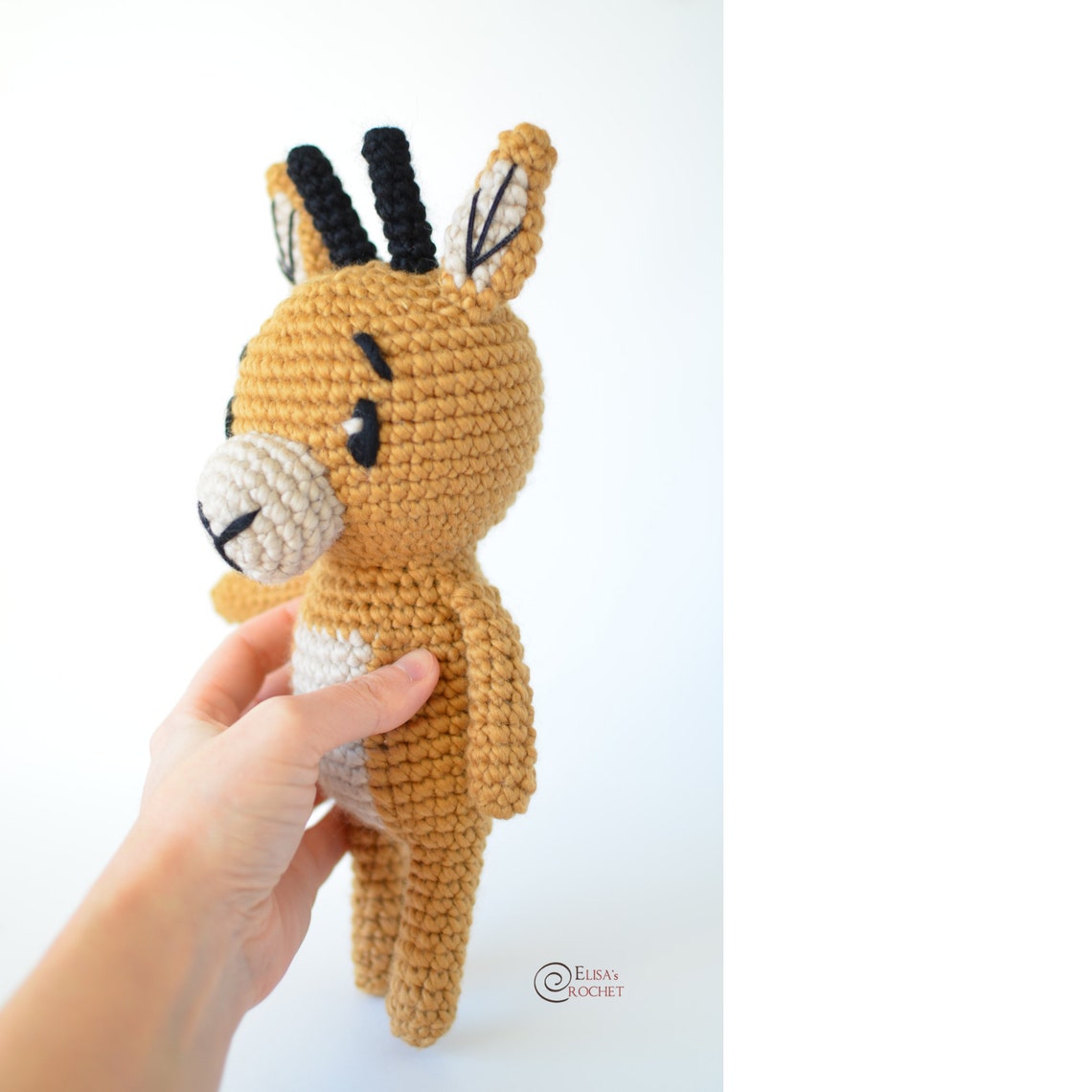 CROCHET PATTERN - Claire the GAZELLE Amigurumi / Stuffed Doll / Easy ...