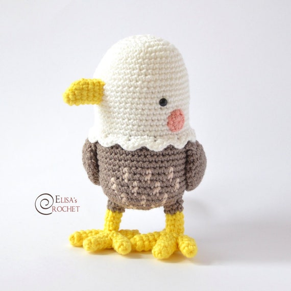 Eagle Crochet Pattern George The Bald Eagle Crochet Pattern By Llama