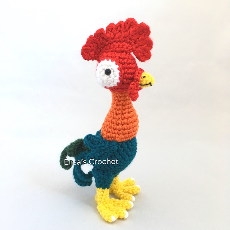 CROCHET PATTERN - Rooster Amigurumi Doll / Chicken / Stuffed Doll ...