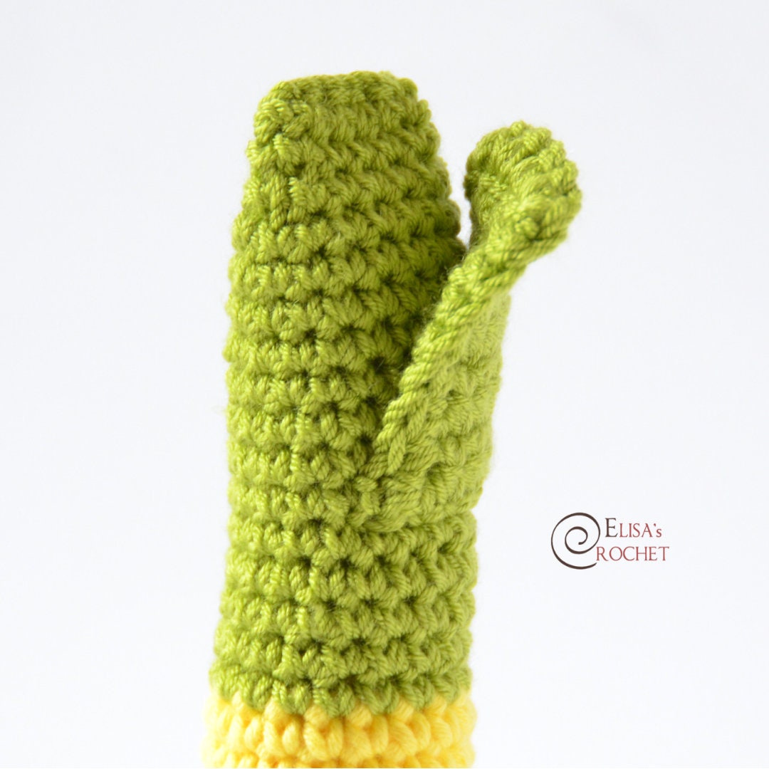 CROCHET PATTERN LEEK Amigurumi doll / Vegetables / Food / | Etsy