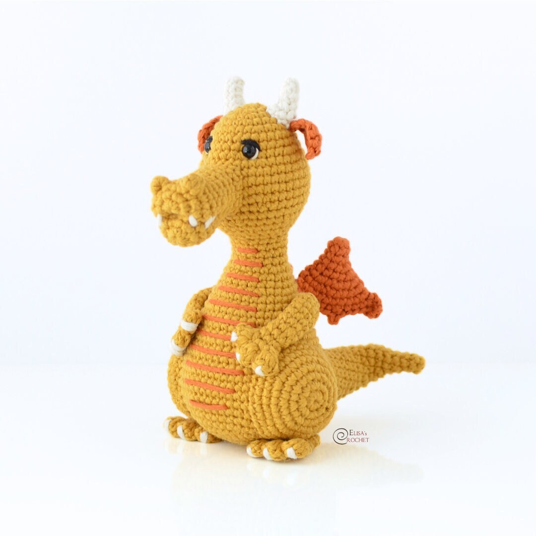 CROCHET PATTERN - Darius the DRAGON / Animal / Amigurumi / Holiday / Christmas / Baby / Nursery ...