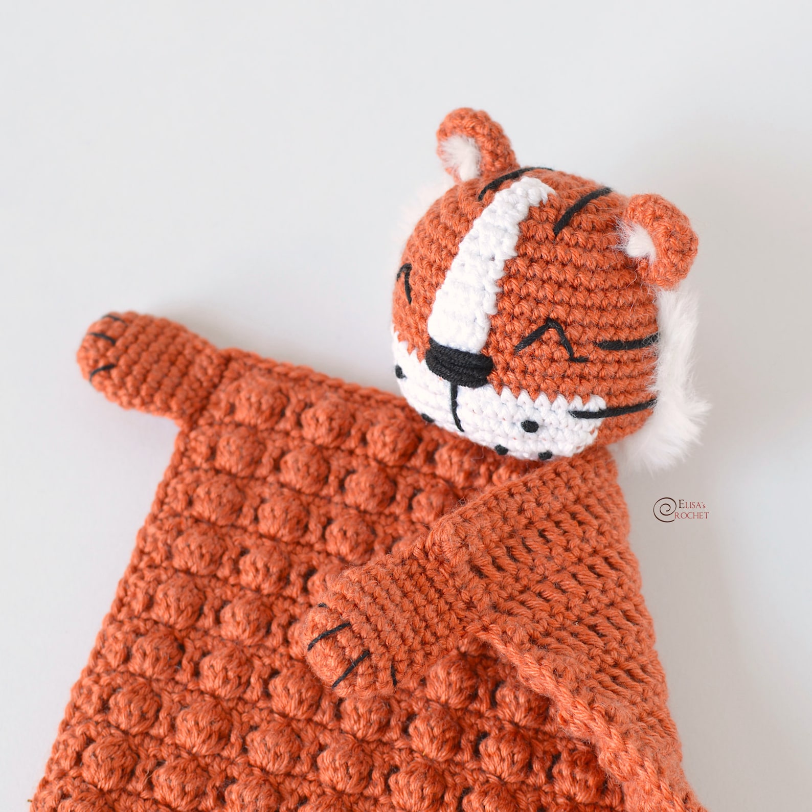 CROCHET PATTERN TIGER Security Blanket / Amigurumi / Stuffed - Etsy