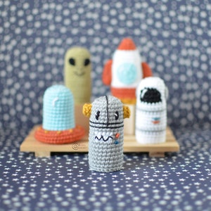 Outer SPACE Finger Puppets | PDF Amigurumi Crochet Pattern | English ...