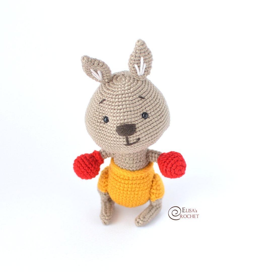 CROCHET PATTERN - LUKE the Kangaroo Amigurumi / Stuffed Doll / Easy ...