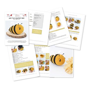 CROCHET PATTERN - Amy the Squishy BEE/ Amigurumi / Stuffed Doll / Easy ...