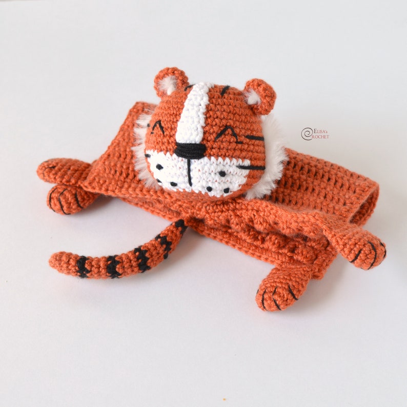 CROCHET PATTERN TIGER Security Blanket / Amigurumi / Stuffed - Etsy