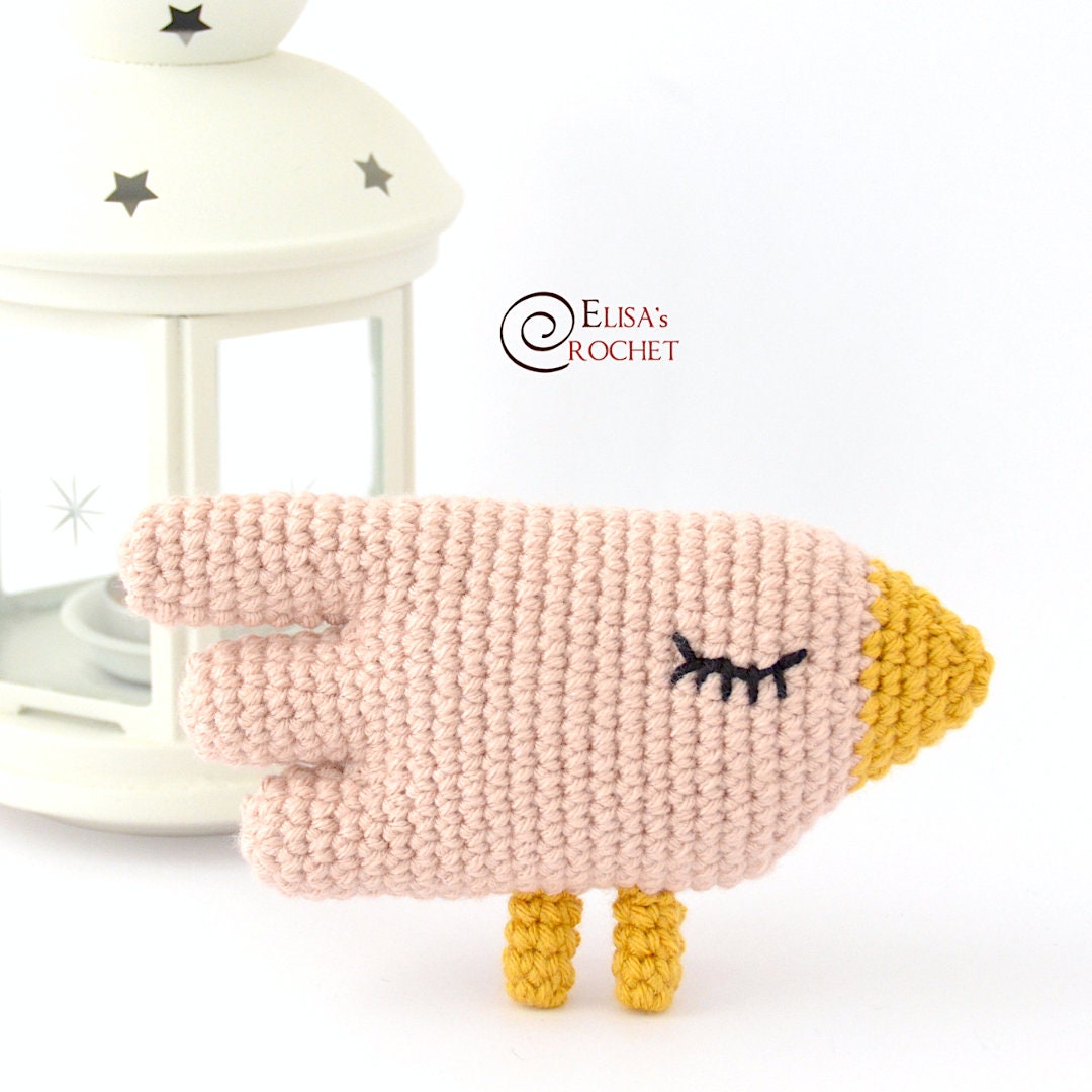 CROCHET PATTERN - Pinky BIRD Amigurumi Doll / Birdy / Stuffed Doll ...