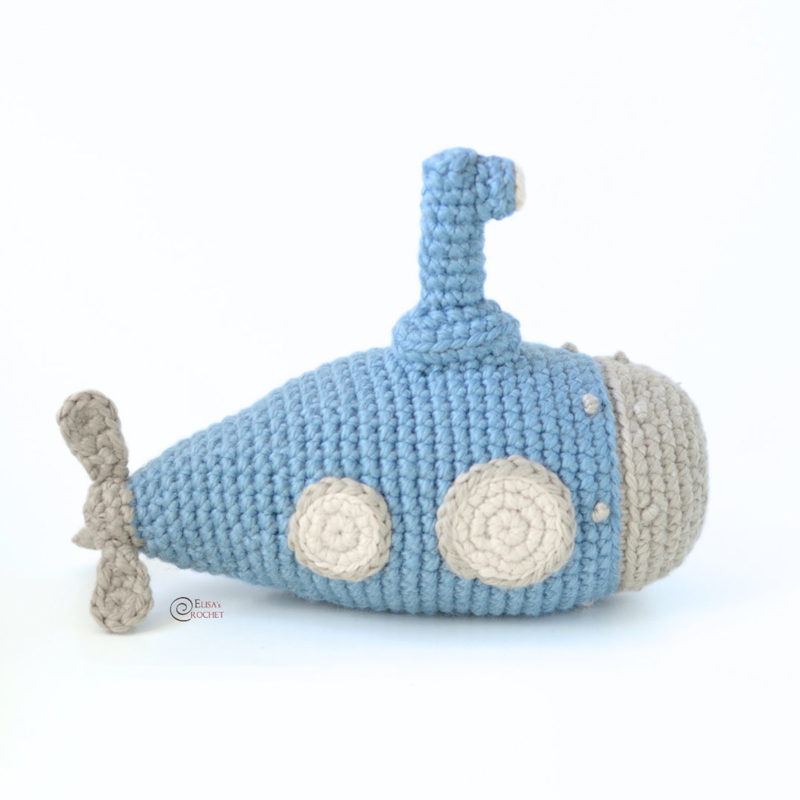 CROCHET PATTERN - Amigurumi SUBMARINE/ Holiday / Christmas / Vehicle ...