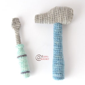 CROCHET PATTERN - DIY Tools Set Amigurumi / Stuffed Doll / Easy ...