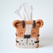 CROCHET PATTERN - TIGER Tissue Box Cover/ Holiday / Christmas / Animal ...