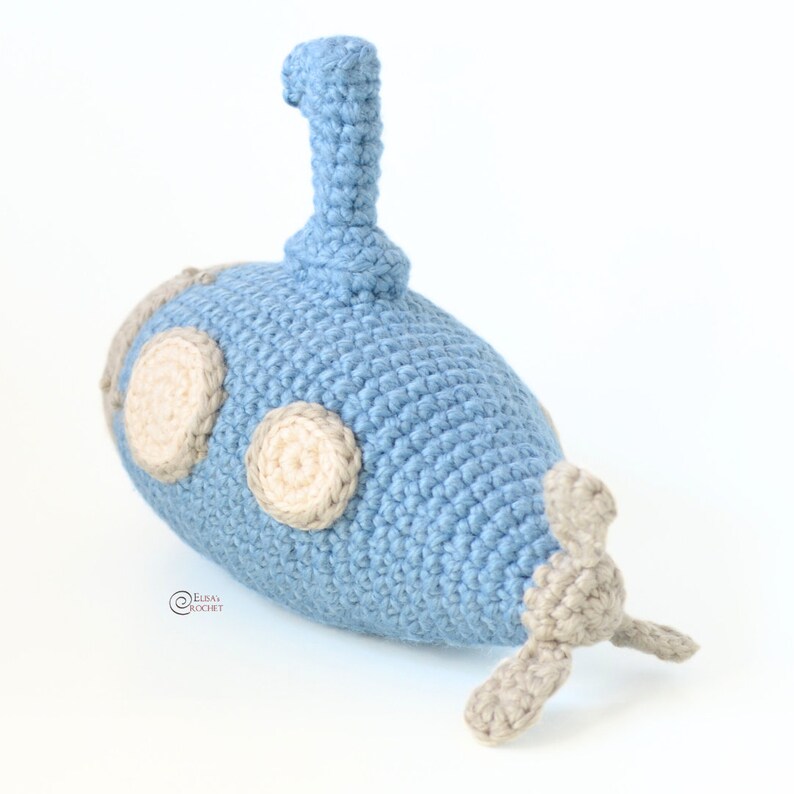 CROCHET PATTERN - Amigurumi SUBMARINE/ Holiday / Christmas / Vehicle ...