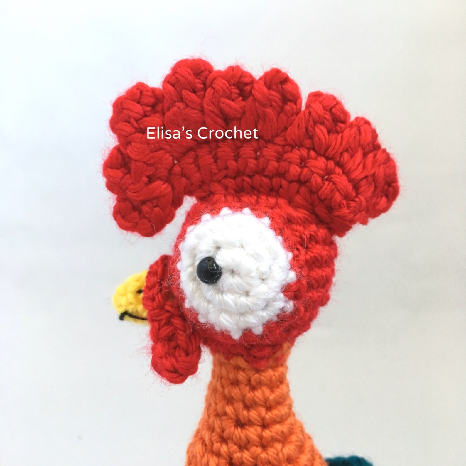 CROCHET PATTERN - Rooster Amigurumi Doll / Chicken / Stuffed Doll ...