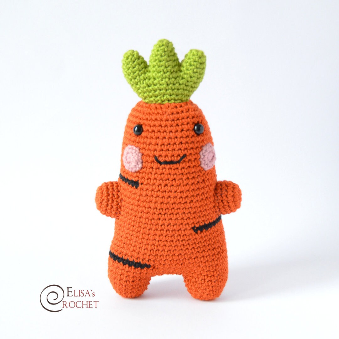 CROCHET PATTERN CARROT Amigurumi doll / Vegetables / Food / | Etsy