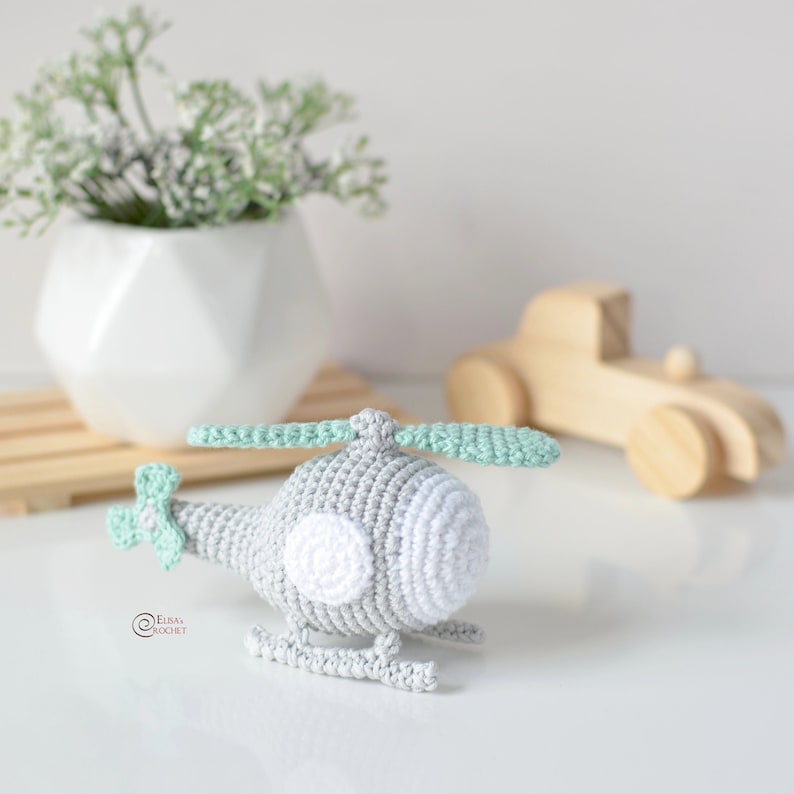 CROCHET PATTERN - HELICOPTER/ Amigurumi / Stuffed Doll / Easy ...