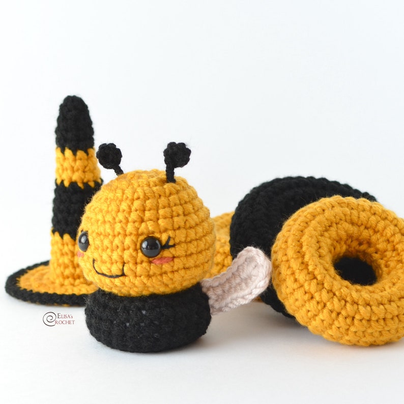 CROCHET PATTERN BEE Stacking Toy / Amigurumi / Stuffed Doll - Etsy