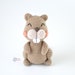 CROCHET PATTERN WOODY the Beaver Amigurumi / Stuffed Doll / - Etsy