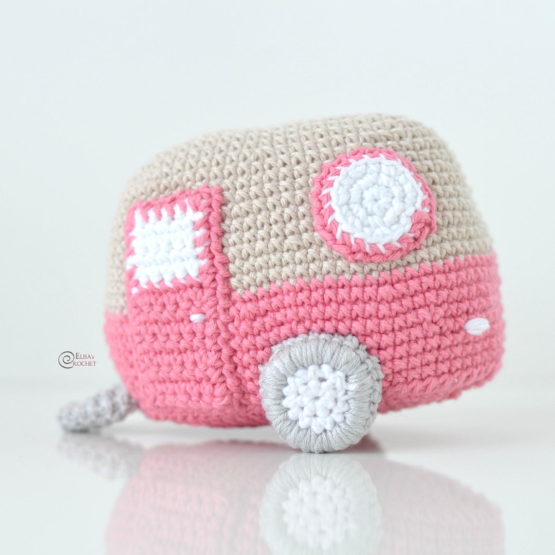 CROCHET PATTERN CAMPER Trailer/ Amigurumi / Stuffed Doll / - Etsy