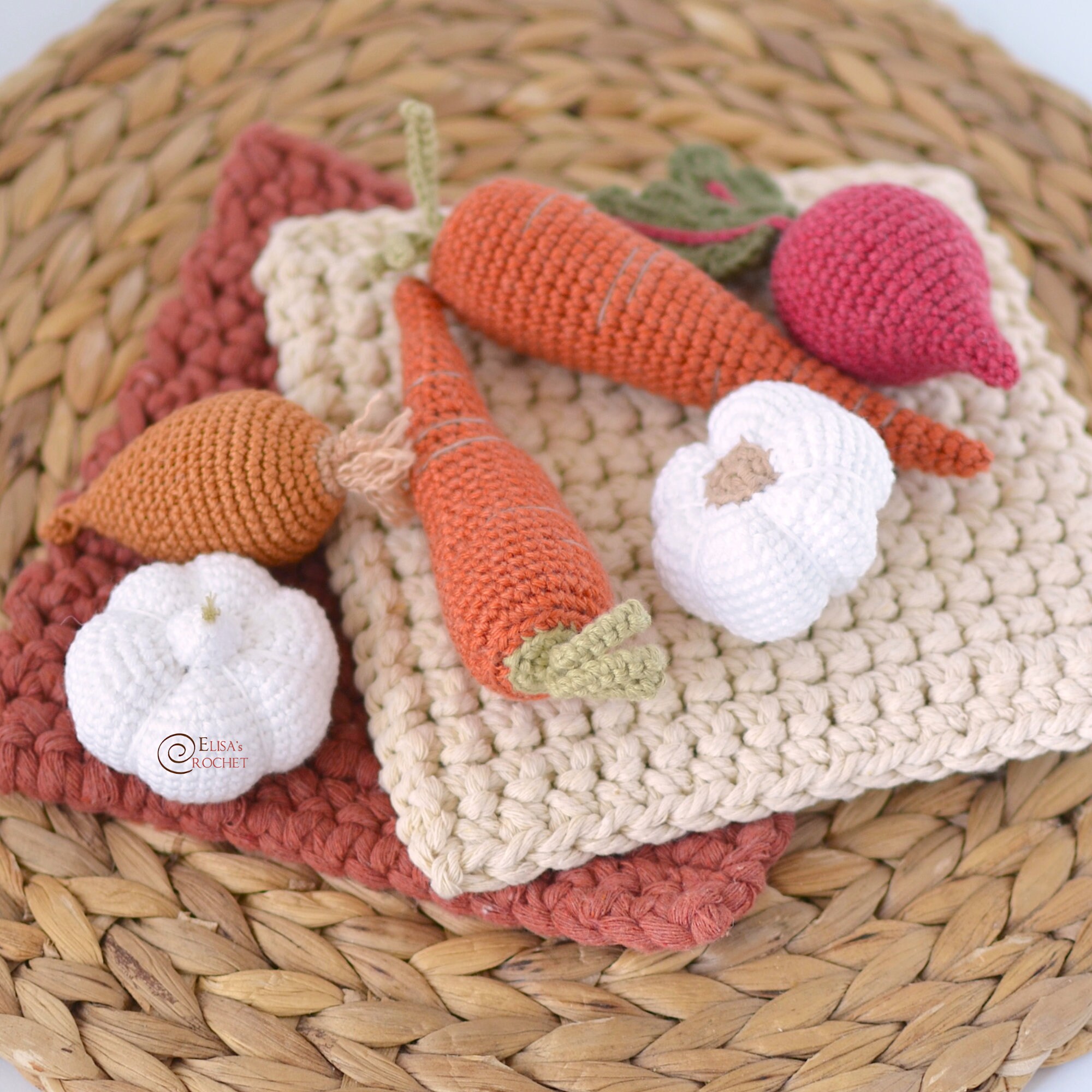 CROCHET PATTERN - VEGGIES Collection/ Amigurumi / Stuffed Doll / Easy ...