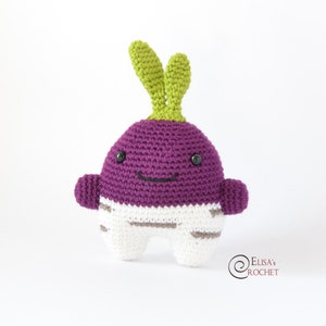 CROCHET PATTERN - TURNIP Amigurumi Doll / Vegetables / Food / Stuffed ...