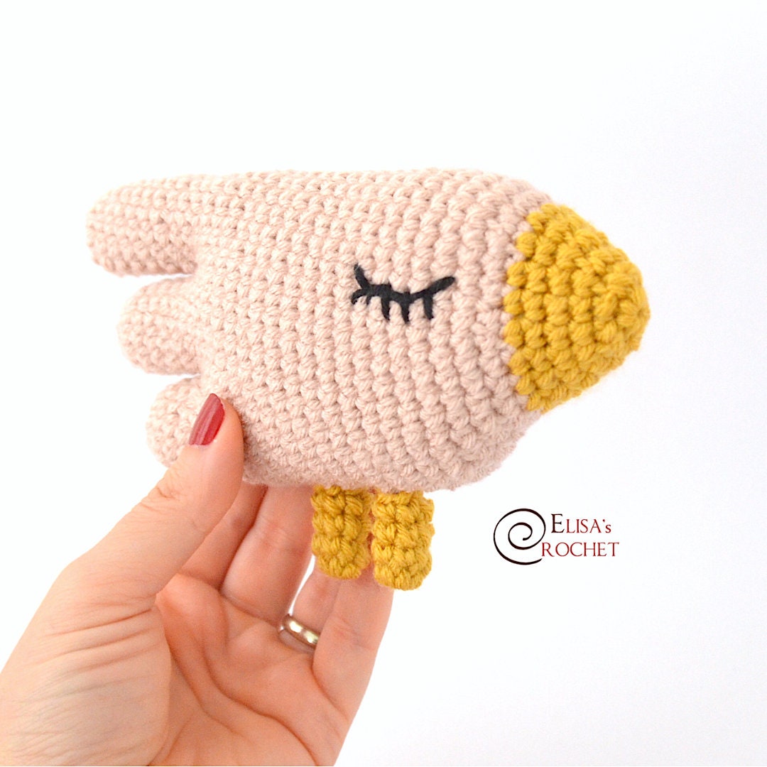 CROCHET PATTERN - Pinky BIRD Amigurumi Doll / Birdy / Stuffed Doll ...