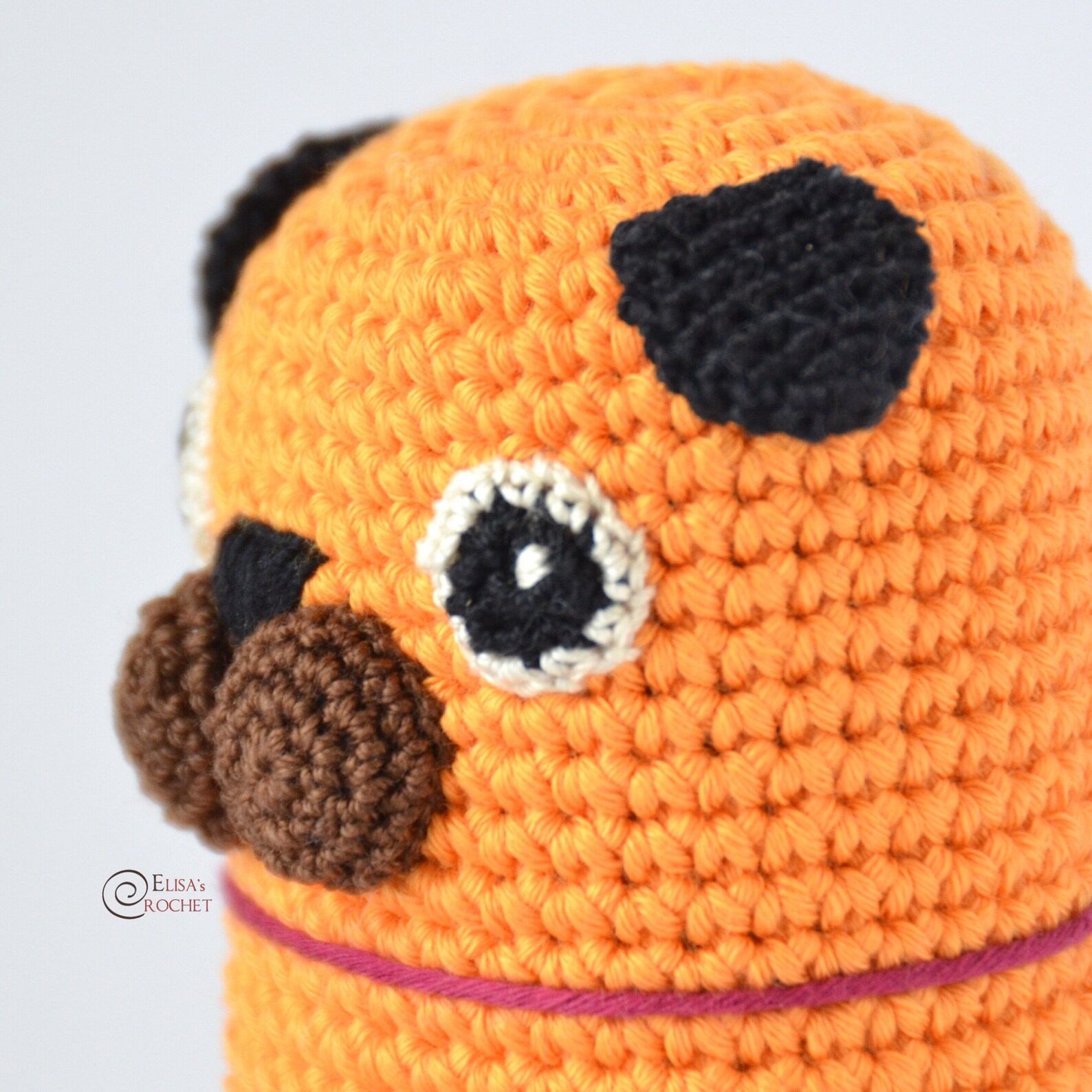 CROCHET PATTERN - PEPE the Pug Amigurumi / Christmas / Stuffed Doll ...