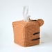 CROCHET PATTERN - TIGER Tissue Box Cover/ Holiday / Christmas / Animal ...