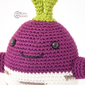 CROCHET PATTERN - TURNIP Amigurumi Doll / Vegetables / Food / Stuffed ...
