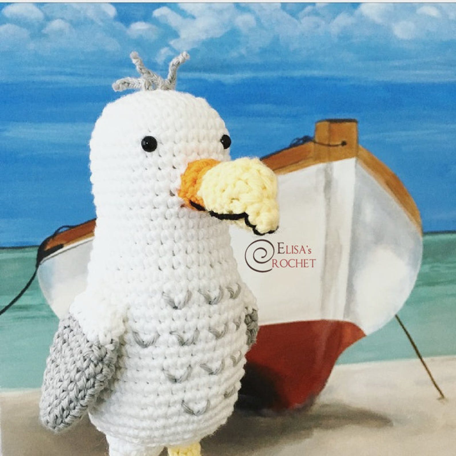 CROCHET PATTERN JONATHAN the Seagull Amigurumi Doll / - Etsy Canada