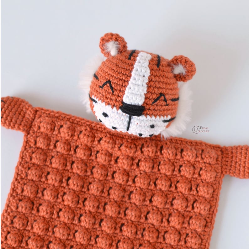 CROCHET PATTERN TIGER Security Blanket / Amigurumi / Stuffed - Etsy