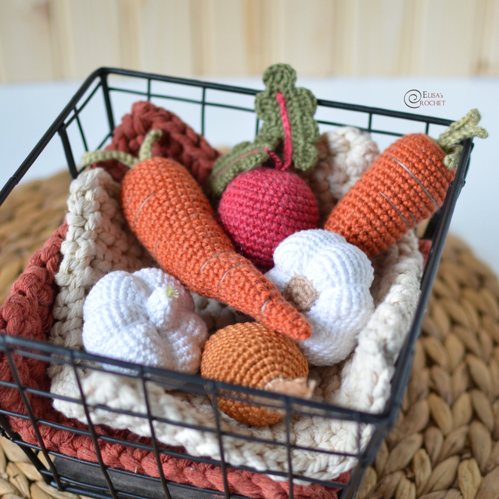 CROCHET PATTERN - VEGGIES Collection/ Amigurumi / Stuffed Doll / Easy ...