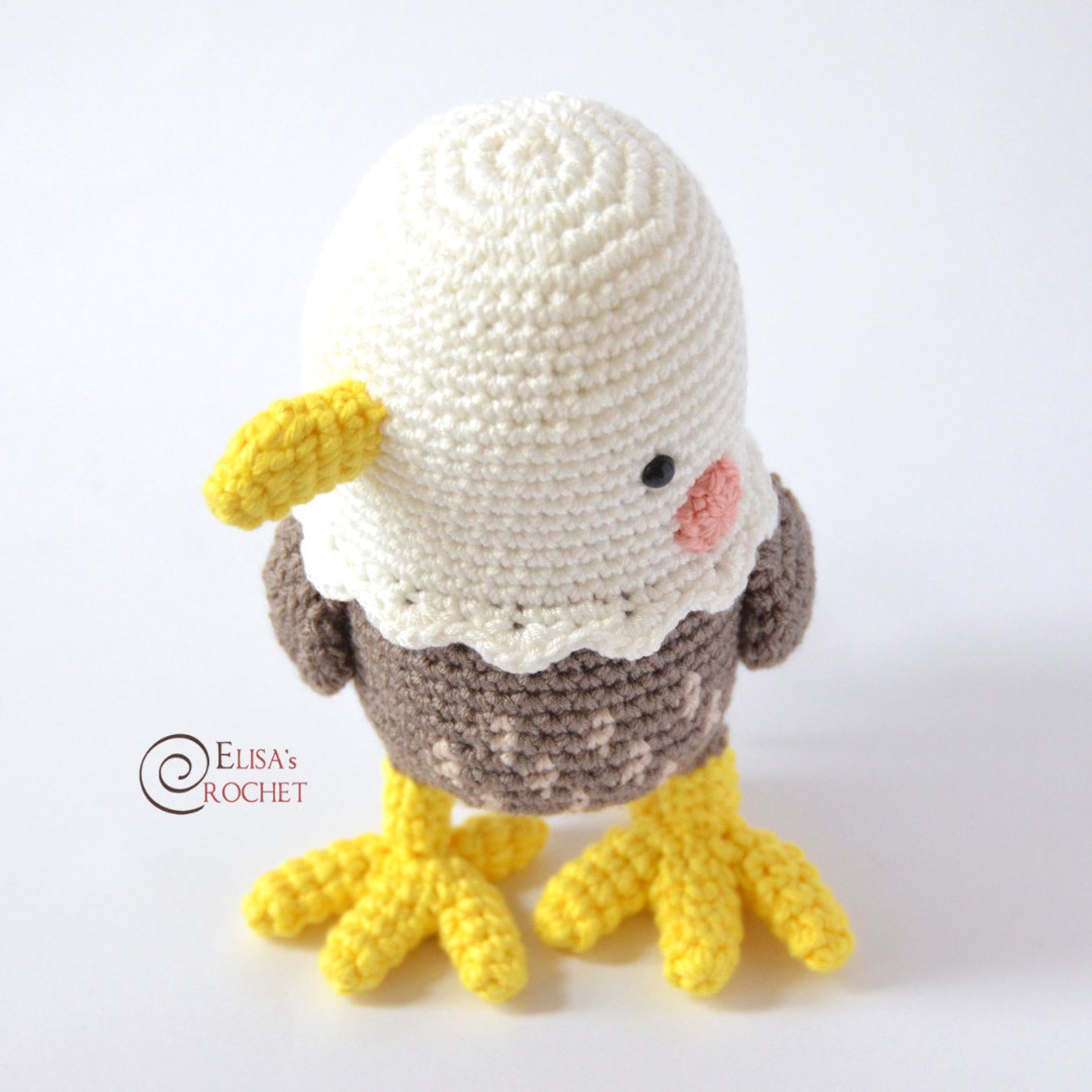 CROCHET PATTERN EDGAR the Eagle Amigurumi Doll / Bird / - Etsy