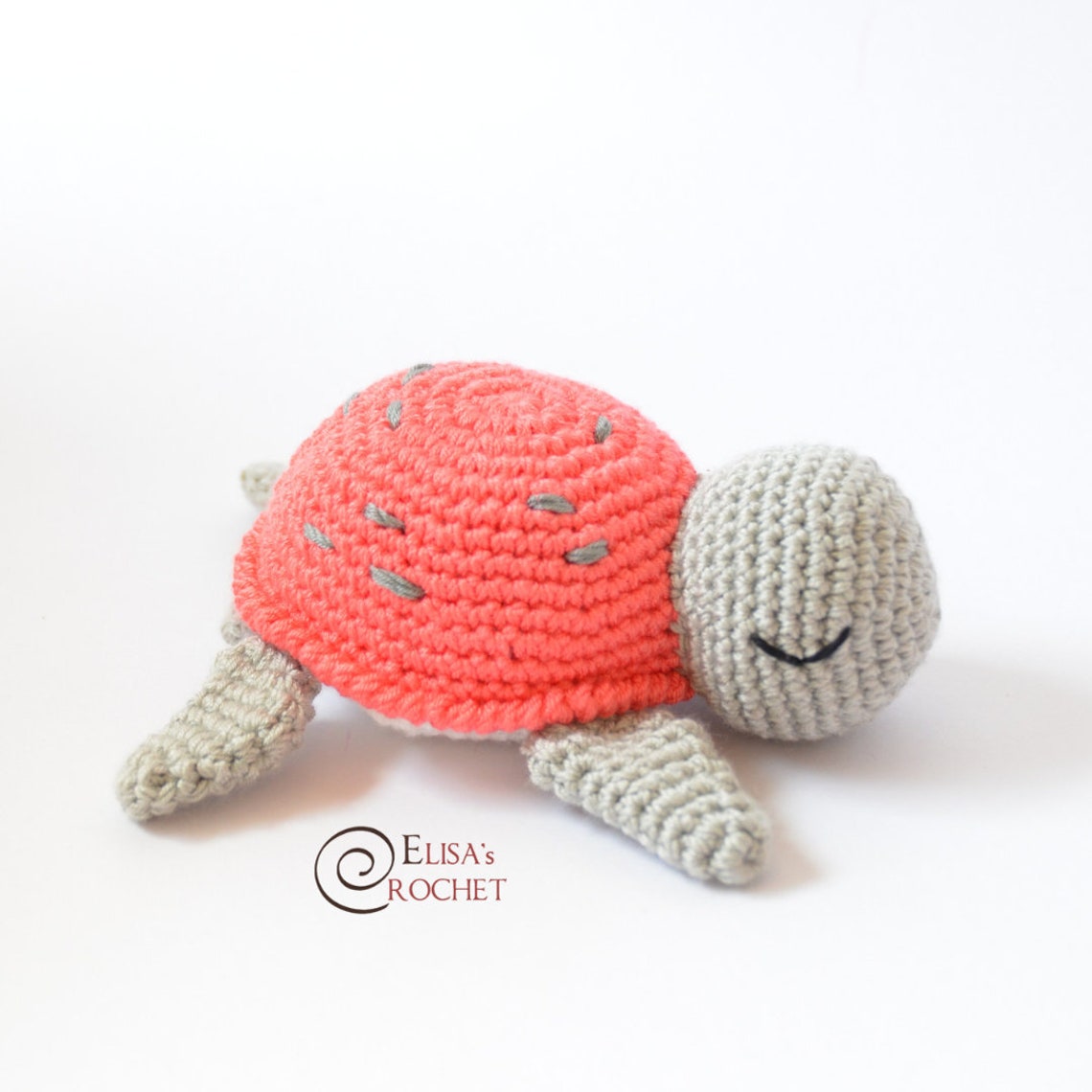 CROCHET PATTERN - Baby Sea TURTLE Amigurumi Doll / Ocean Creatures ...