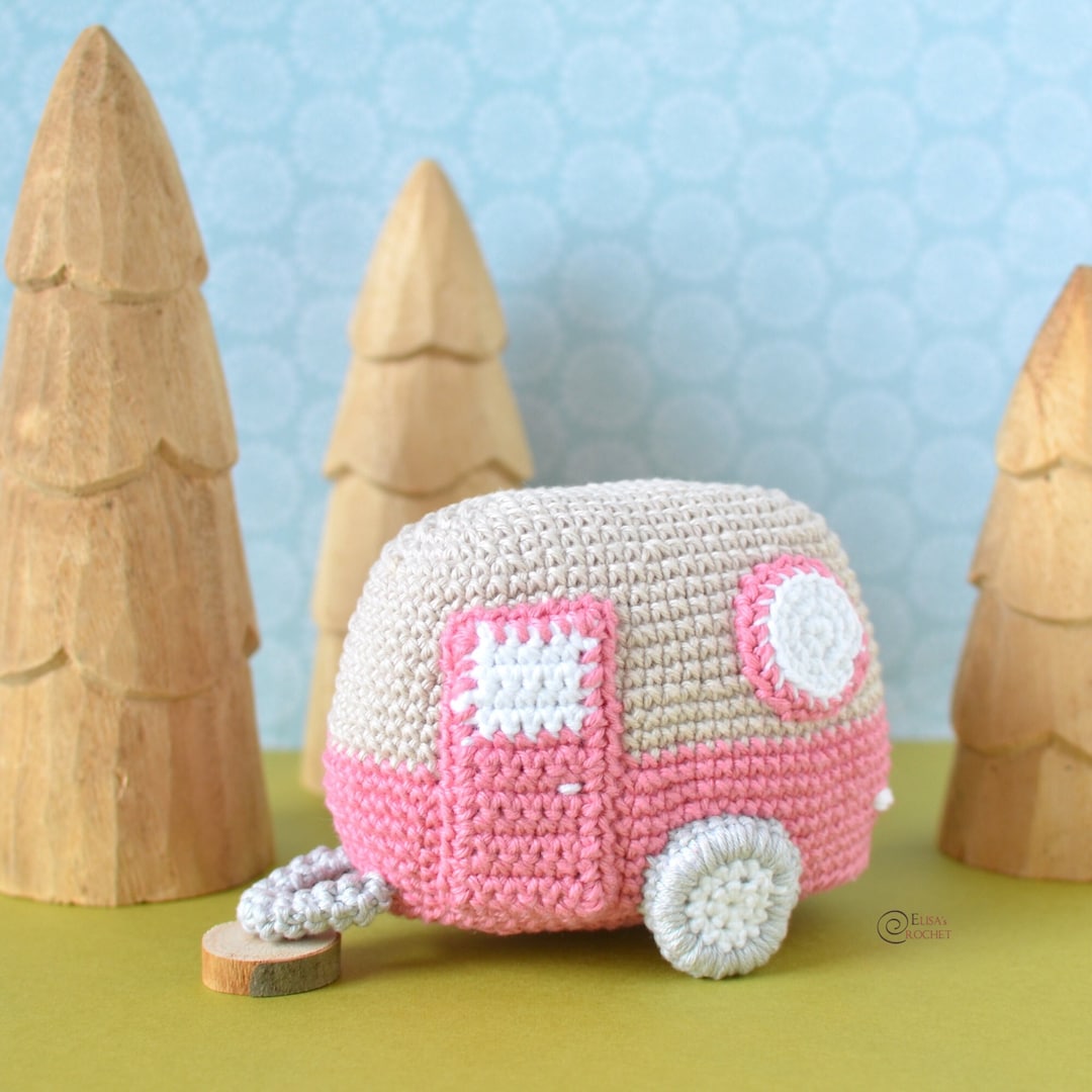 CROCHET PATTERN - CAMPER Trailer/ Amigurumi / Stuffed Doll / Easy ...
