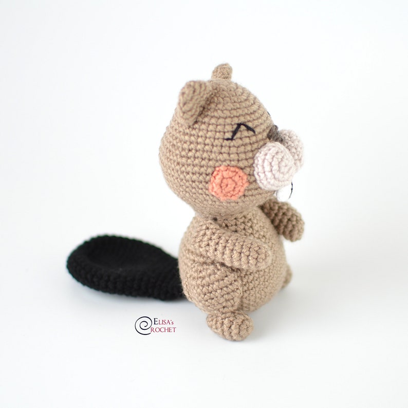 CROCHET PATTERN - WOODY the Beaver Amigurumi / Stuffed Doll / Easy ...