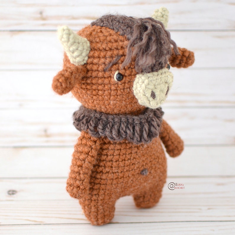 CROCHET PATTERN Cody the BISON / Amigurumi / Stuffed Toy / - Etsy
