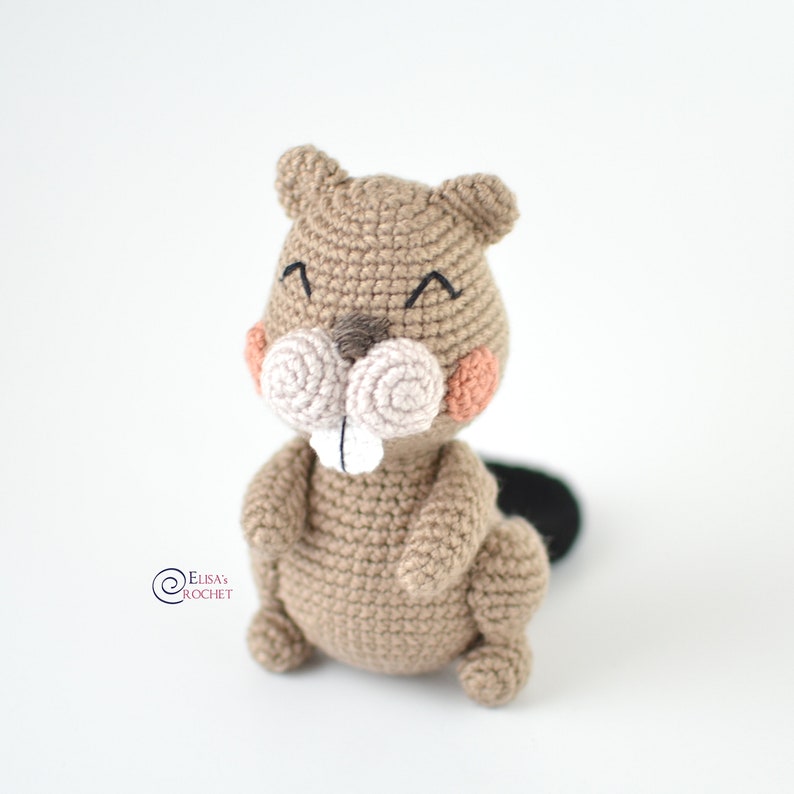 CROCHET PATTERN - WOODY the Beaver Amigurumi / Stuffed Doll / Easy ...