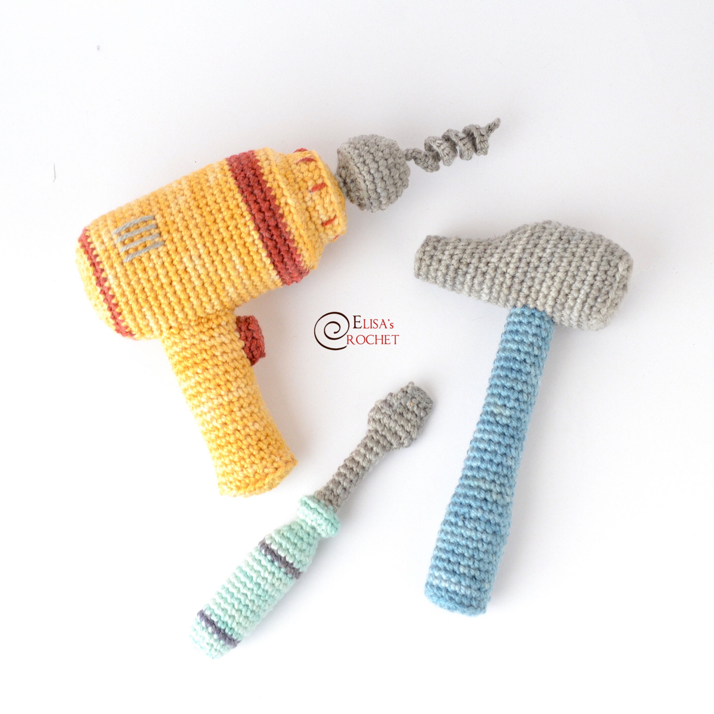CROCHET PATTERN DIY Tools Set Amigurumi / Stuffed Doll / - Etsy