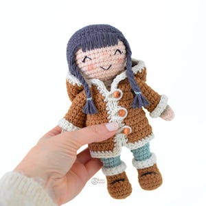 CROCHET PATTERN - INUIT Girl With Seal / Amigurumi / Crochet / Handmade ...