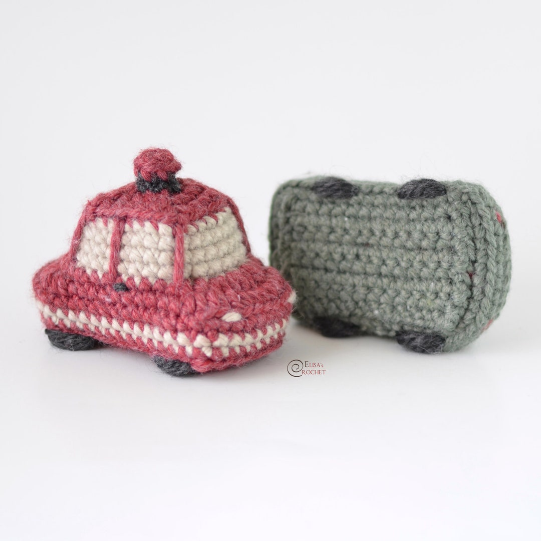 CROCHET PATTERN - Vintage Emergency VEHICLES / Amigurumi / Stuffed Toy ...