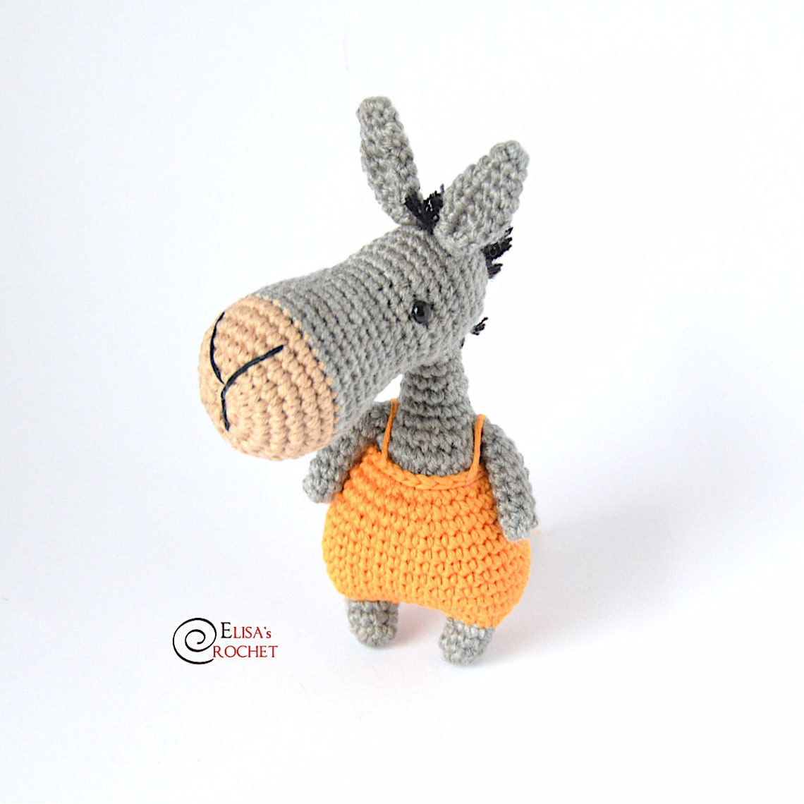 Pedro the DONKEY | PDF Amigurumi Crochet Pattern | English Only - Etsy