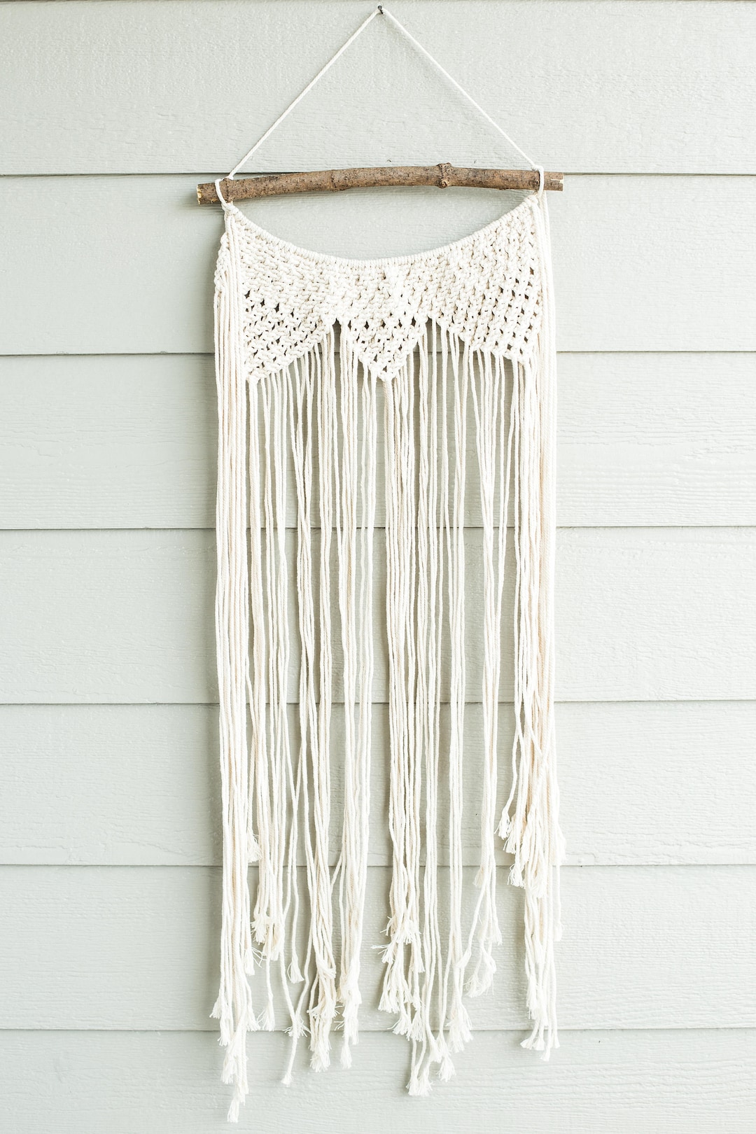 Triangle Macrame Wall Hanging - Etsy
