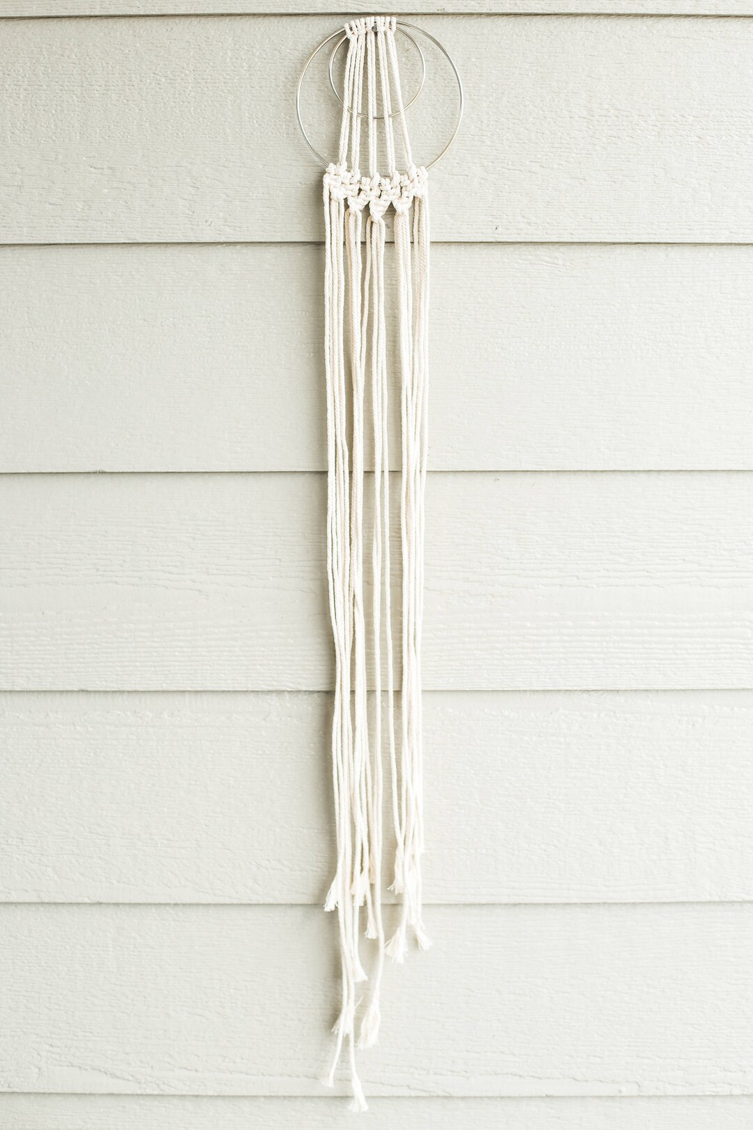 Double Ring Macrame Wall Hanging - Etsy